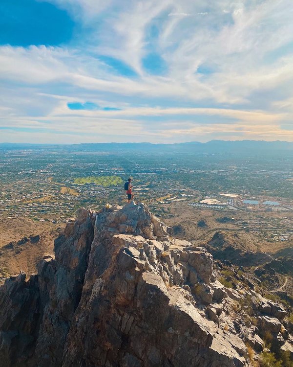 Arizona Phoenix Mountain Preserve Sunrise This Week In The Phoenix
